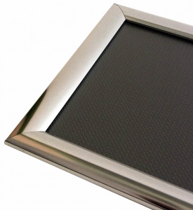 Polsihed Chrome Effect Snap Frame Poster Holder